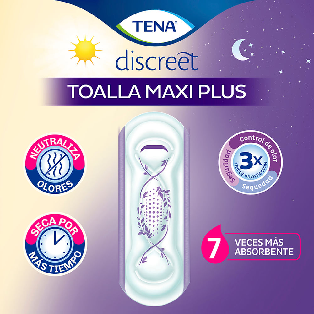 TENA MUJER MAXI PLUS 30u